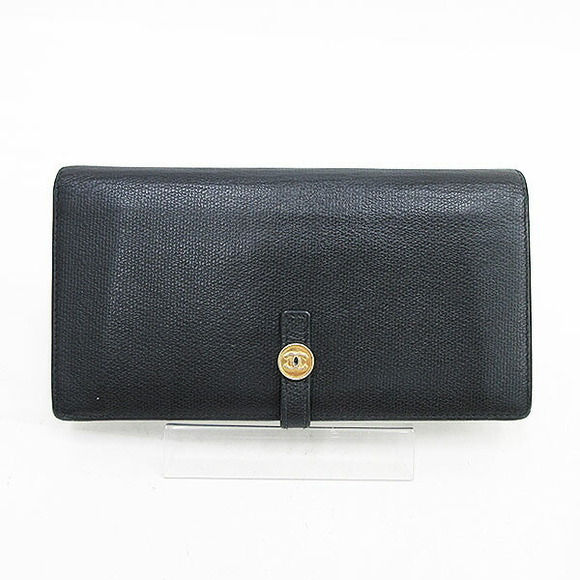 CHANEL | Bags | Chanel Coco Hook Long Wallet Black | Poshmark